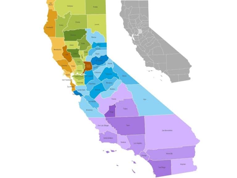 List of Counties In California - California Places, Travel, and News.